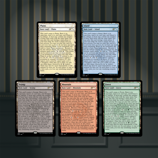 The Full-Text Lands (Non-Foil) – TCGFIX