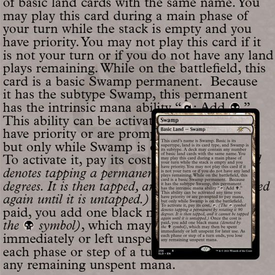 The Full-Text Lands (Non-Foil) – TCGFIX